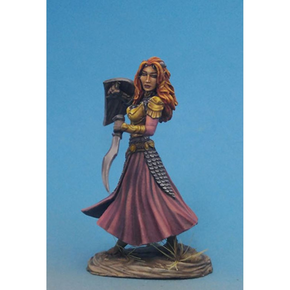 Dark Sword Miniatures - Visions in Fantasy - Female Demonkin Adventurer Dark Sword Miniatures - Visions in Fantasy - Female Demonkin Adventurer